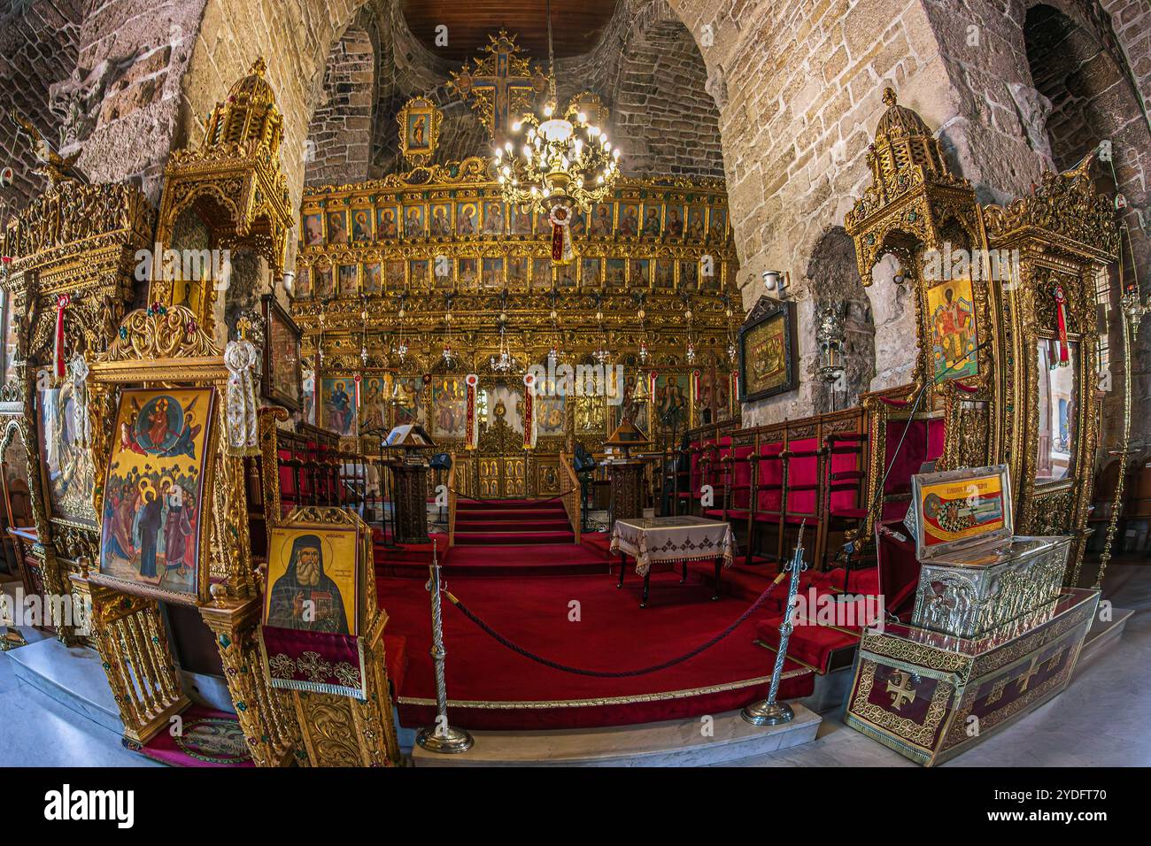 Interior of Church of Saint Lazarus, Larnaca, Cyprus Stock Photo - Alamy