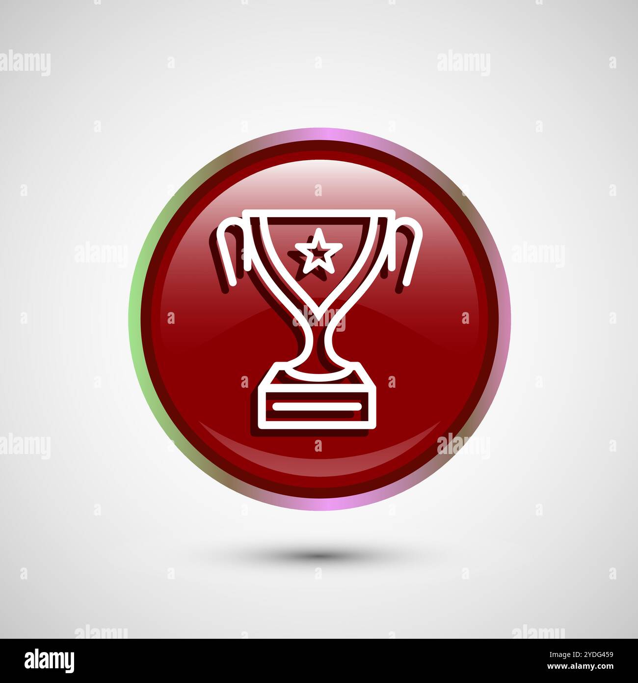 Award icon design illustration, Winning icon, Champion symbol, Button ...