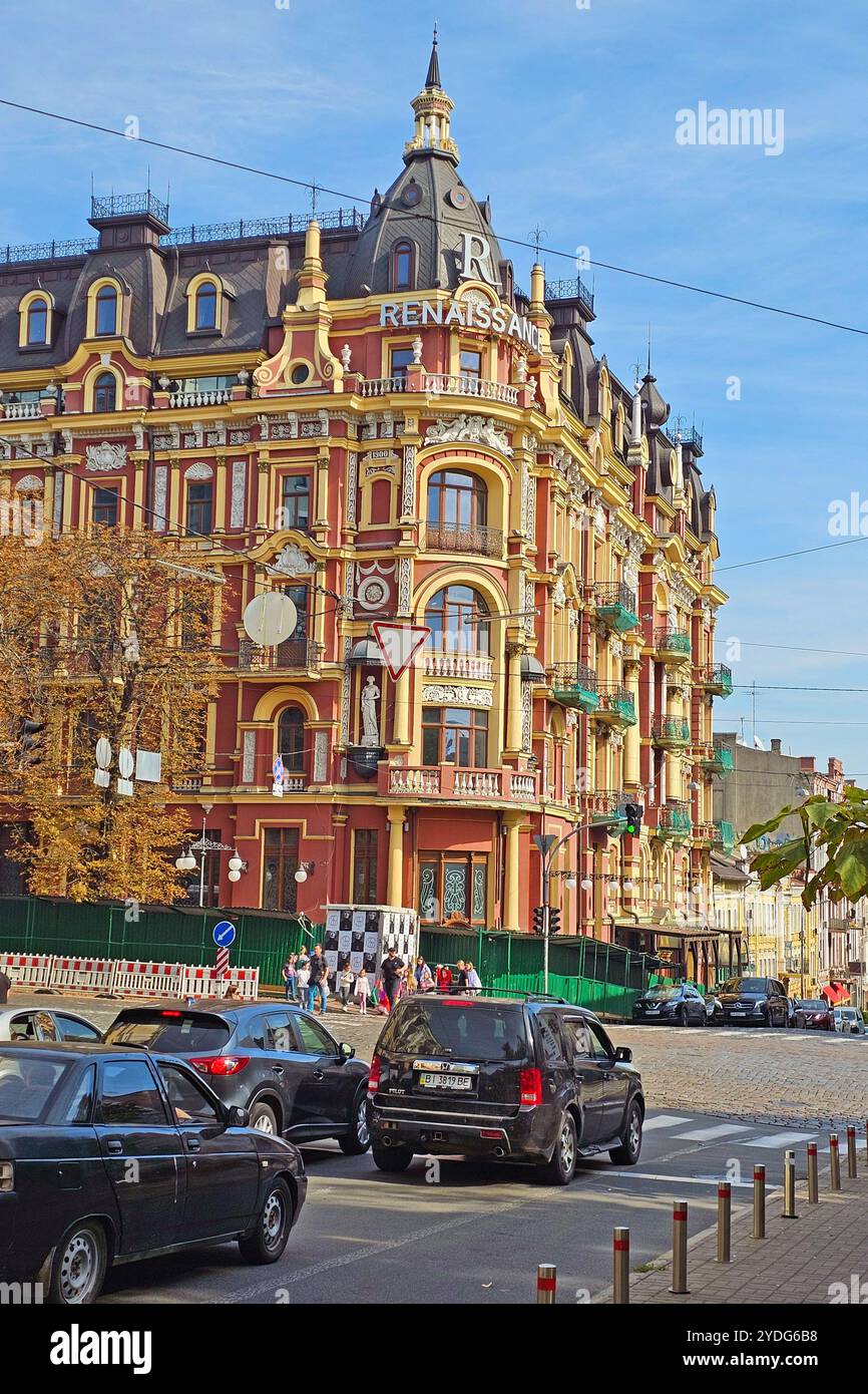 Kyiv, Ukraine - September 23, 2024: Renaissance Kyiv Hotel. Beautiful ...