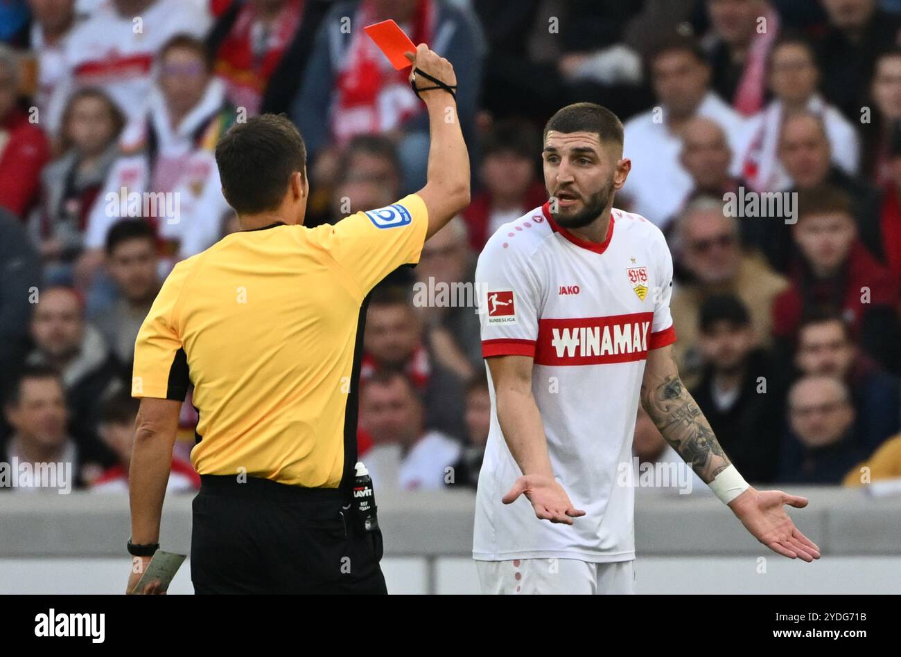 Stuttgart, Germany. 26th Oct, 2024. Soccer: Bundesliga, VfB Stuttgart ...