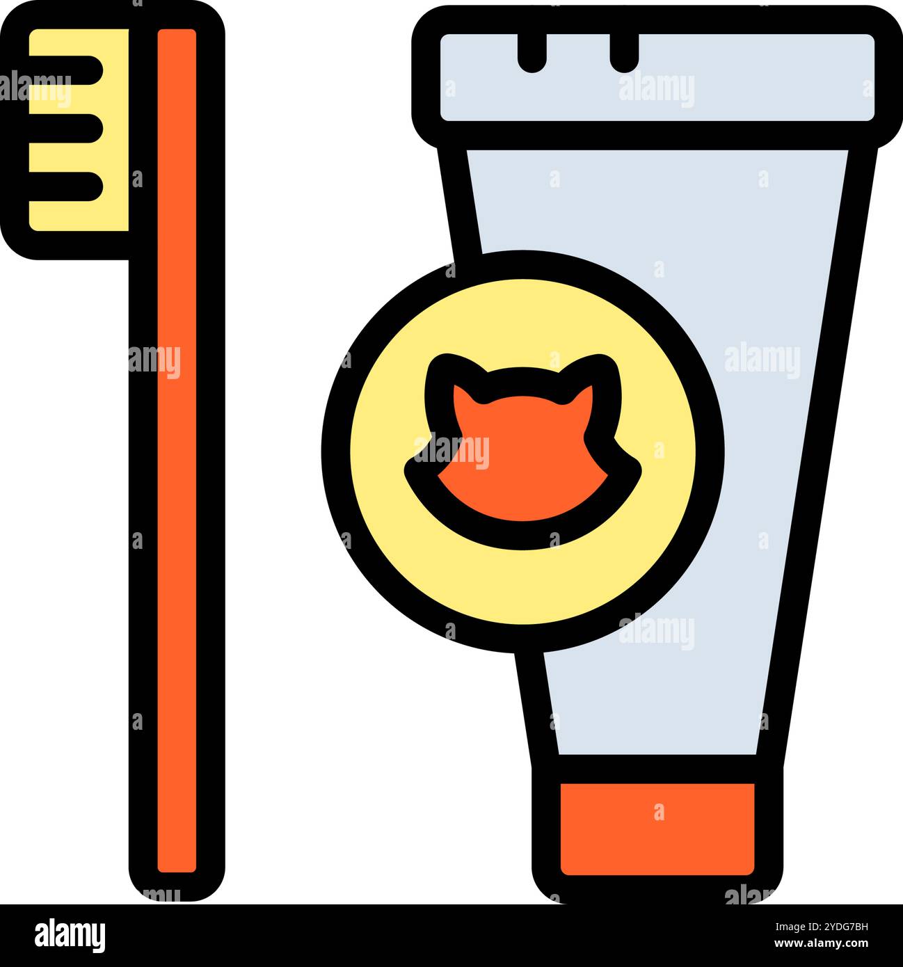Hygiene of cats Stock Vector Images - Alamy