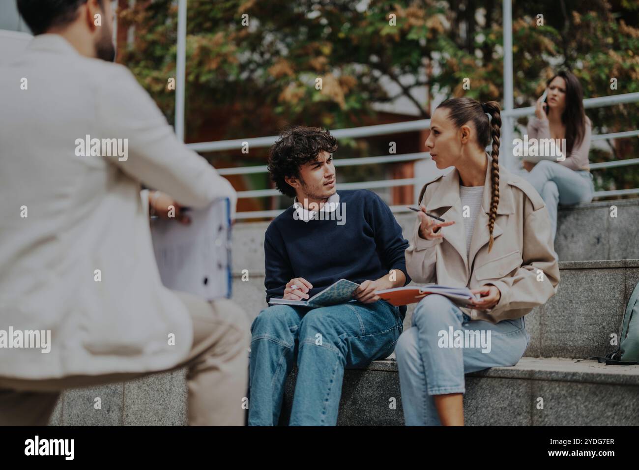 School students on work experience hi-res stock photography and images ...