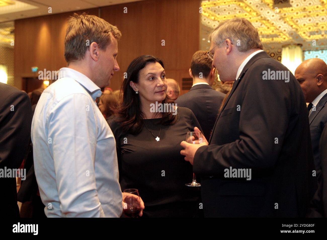 KYIV, UKRAINE- OCTOBER 24, 2024 - MP Ivanna Klympush-Tsintsadze (C ...