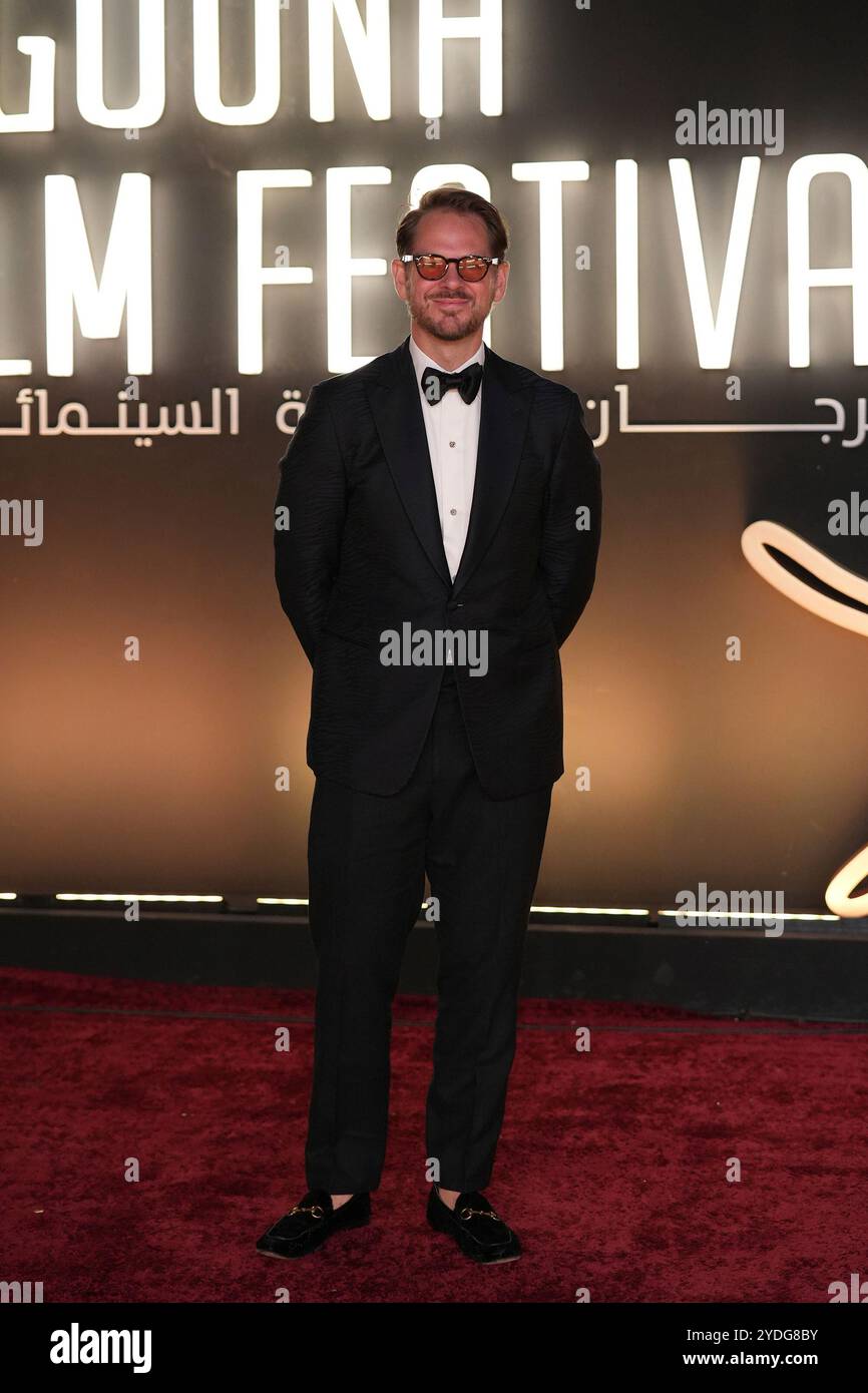 IMAGE DISTRIBUTED FOR EL-GOUNA FILM FESTIVAL - Thomas Pierce arrives on ...