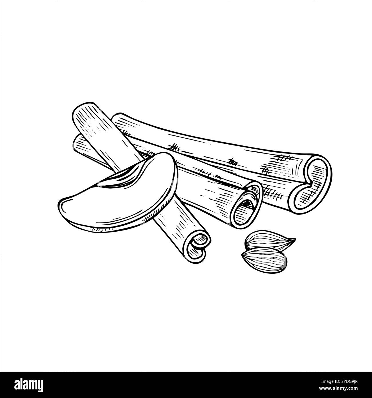 Cinnamon apple Black and White Stock Photos & Images - Alamy