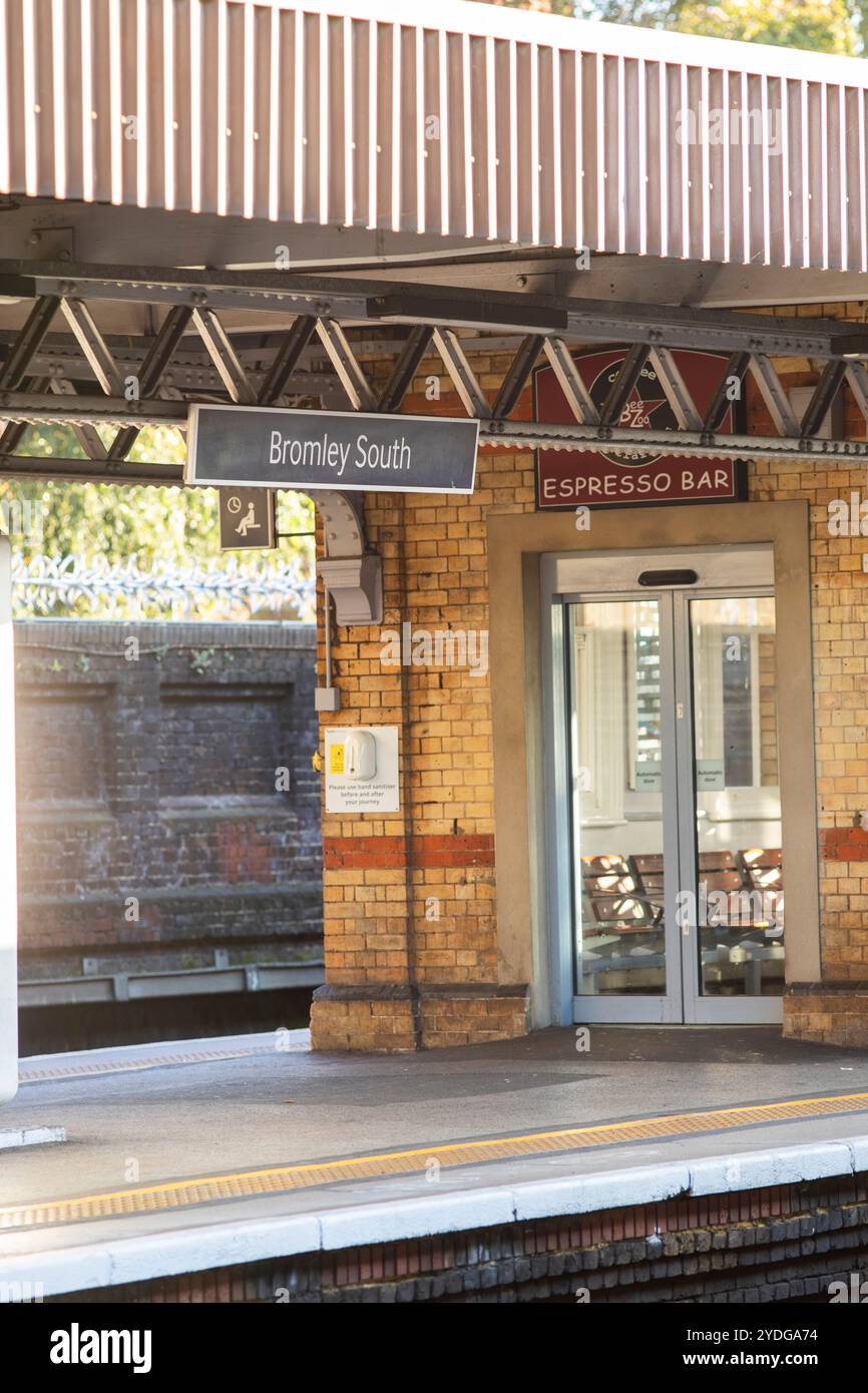 Bromley South railway station is on the Chatham Main Line in England ...