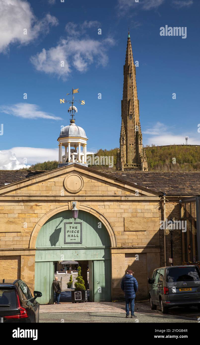 UK, England, Yorkshire, Halifax, Town Centre, Piece Hall, Westgate ...
