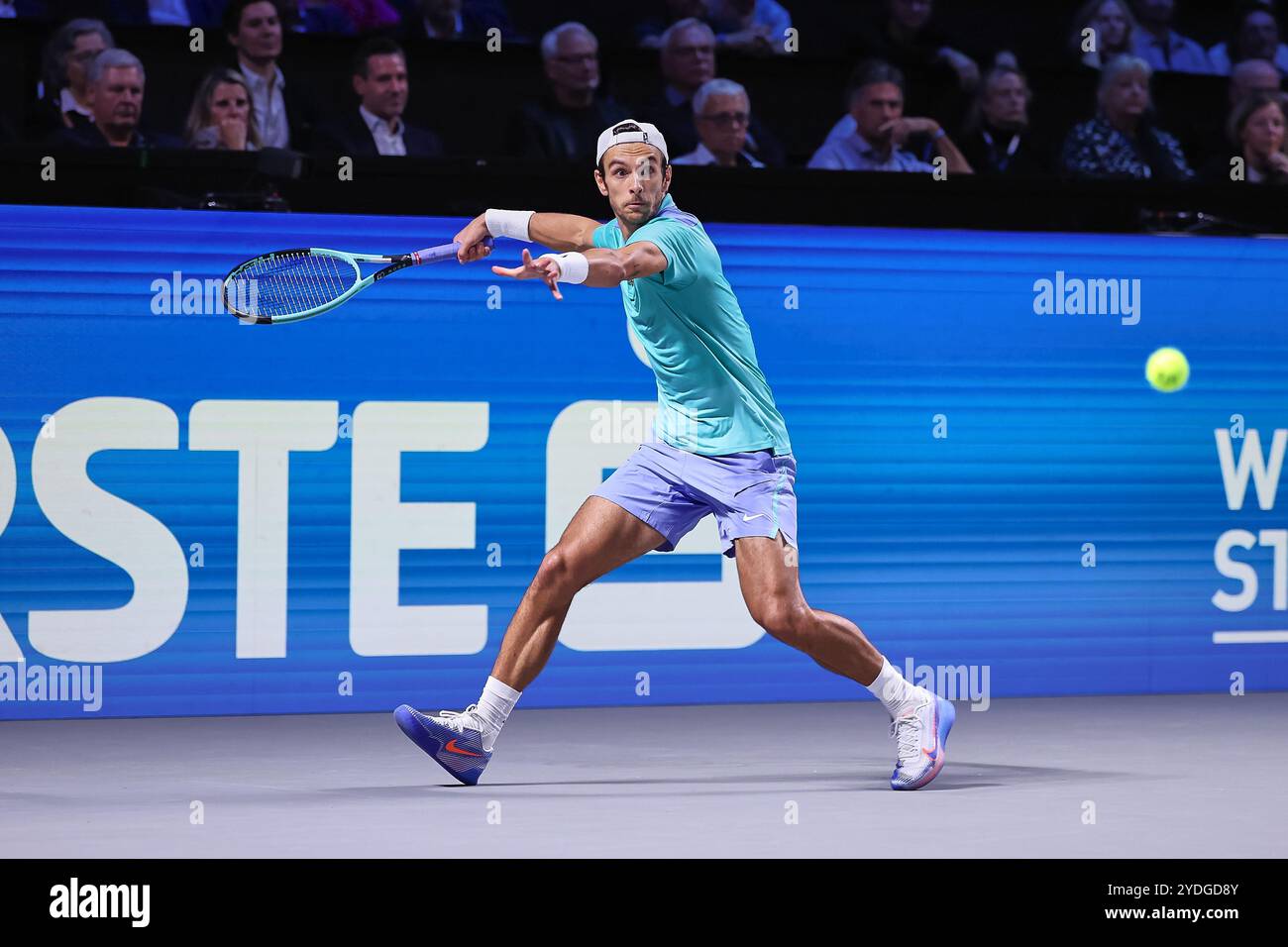 Vienna, Vienna, Austria. 26th Oct, 2024. Lorenzo Musetti of Italy ...