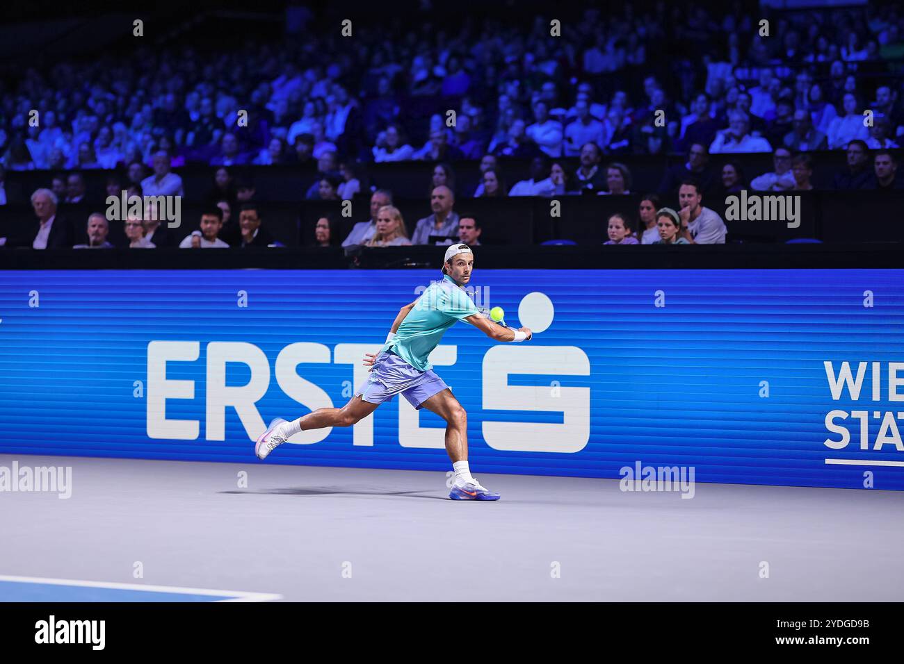 Vienna, Vienna, Austria. 26th Oct, 2024. Lorenzo Musetti of Italy ...
