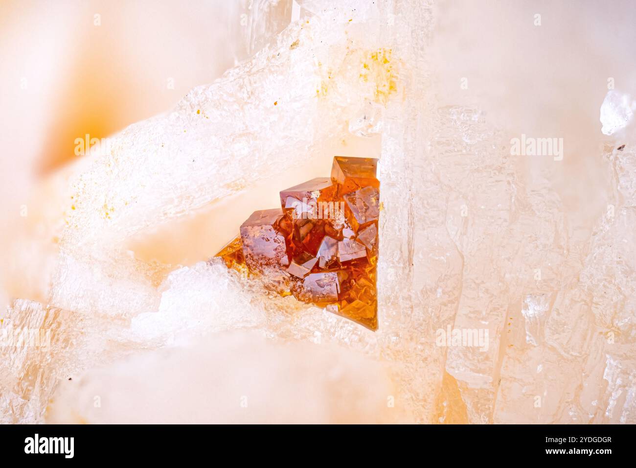 Orange Bariopharmacosiderite (also called Barium-pharmacosiderite ...