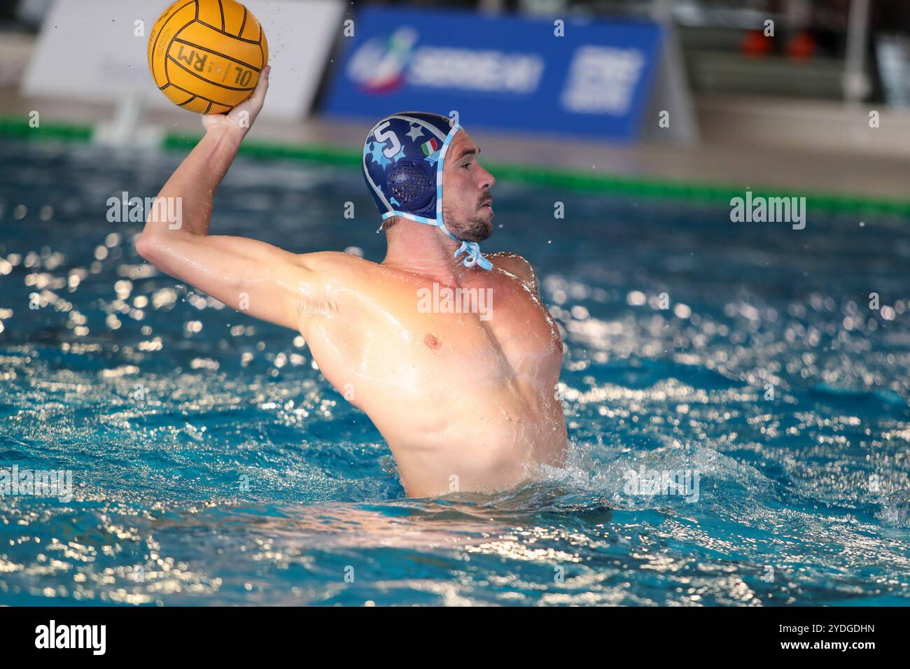 Aaron Younger (Pro Recco Waterpolo) during Training Academy Olympic ...