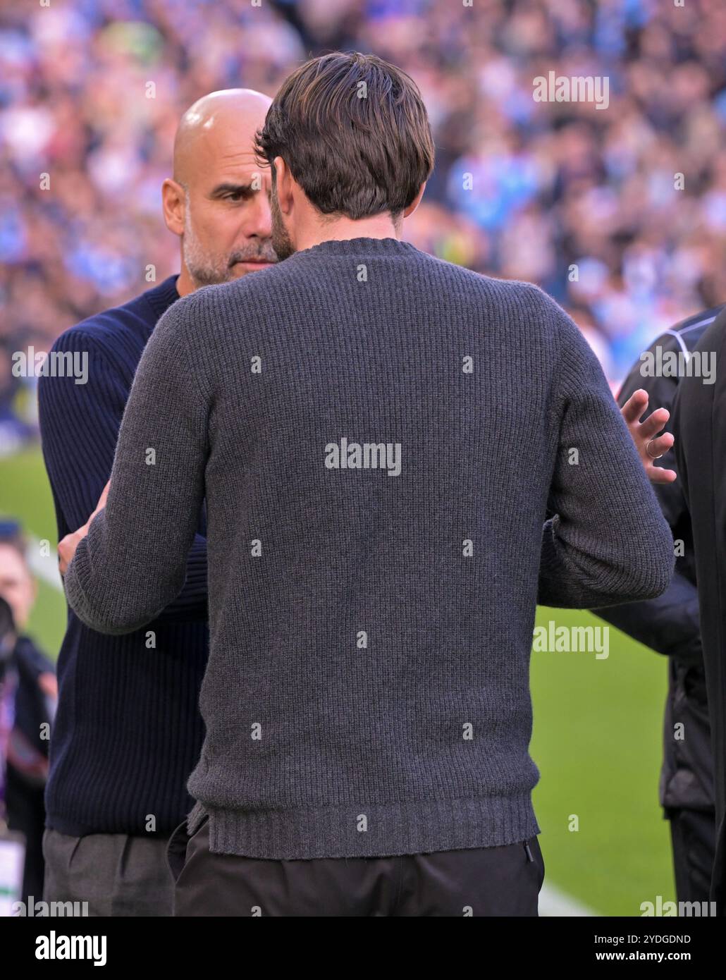 Manchester city managers pep guardiola hi-res stock photography and ...