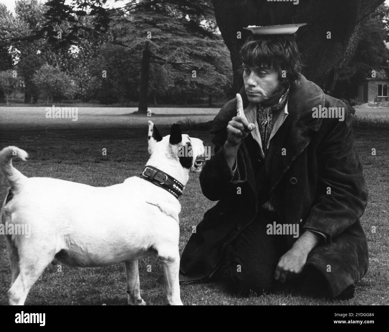 Candid Publicity photo of OLIVER REED in costume as Bill Sikes with a ...