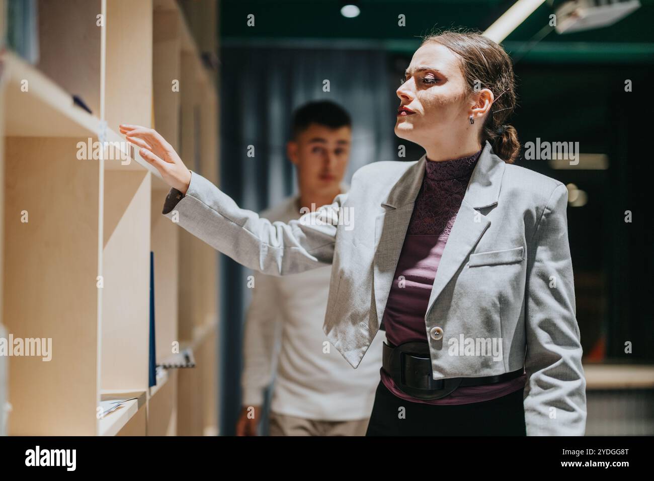 High school students engaging in classroom activities and learning ...