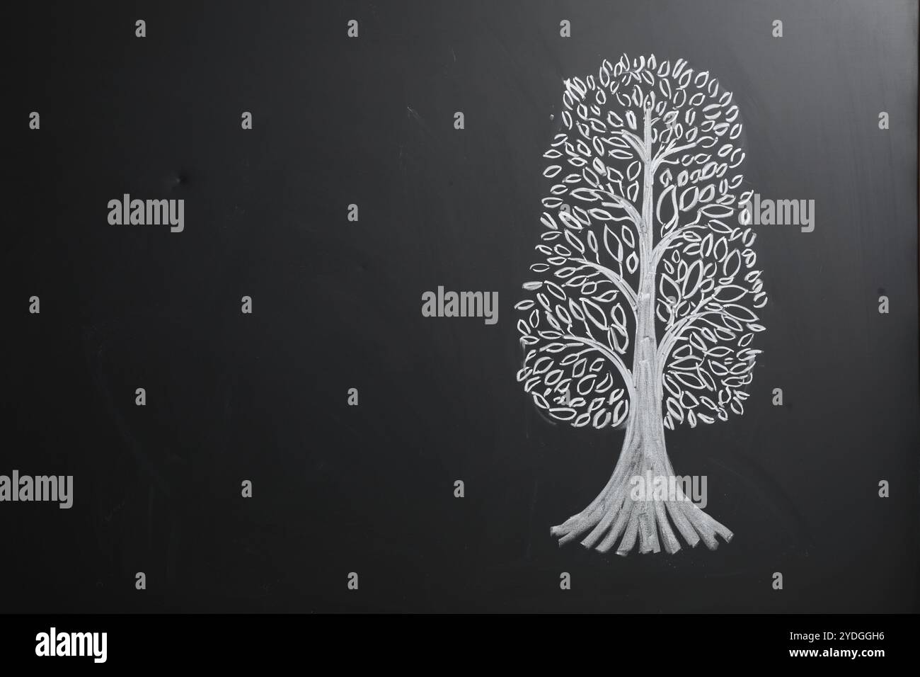 Doodle tree background space hi-res stock photography and images - Alamy