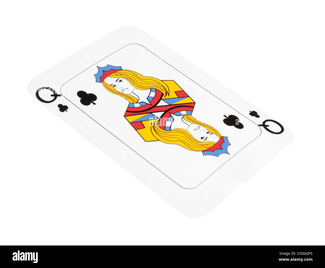 Poker game. One playing card isolated on white Stock Photo - Alamy