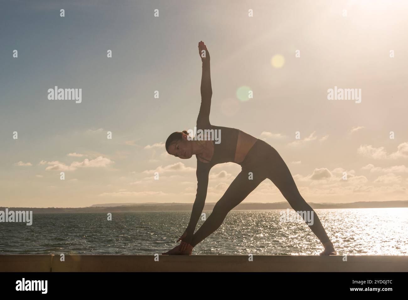 Yoga Silhouet Pose Yoga Pose Silhouette Stock Photos, Images And