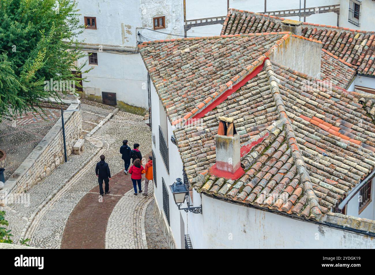 CHINCHON, SPAIN - NOVEMBER 2, 2019: View of streets in the village of ...