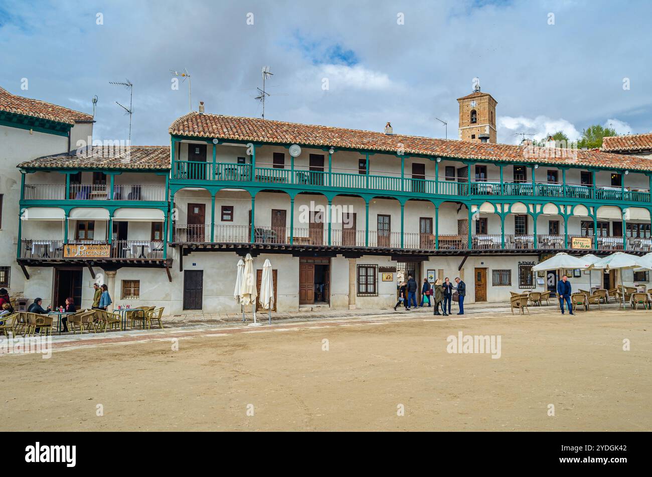 CHINCHON, SPAIN - NOVEMBER 2, 2019: Plaza Mayor (main square) of ...