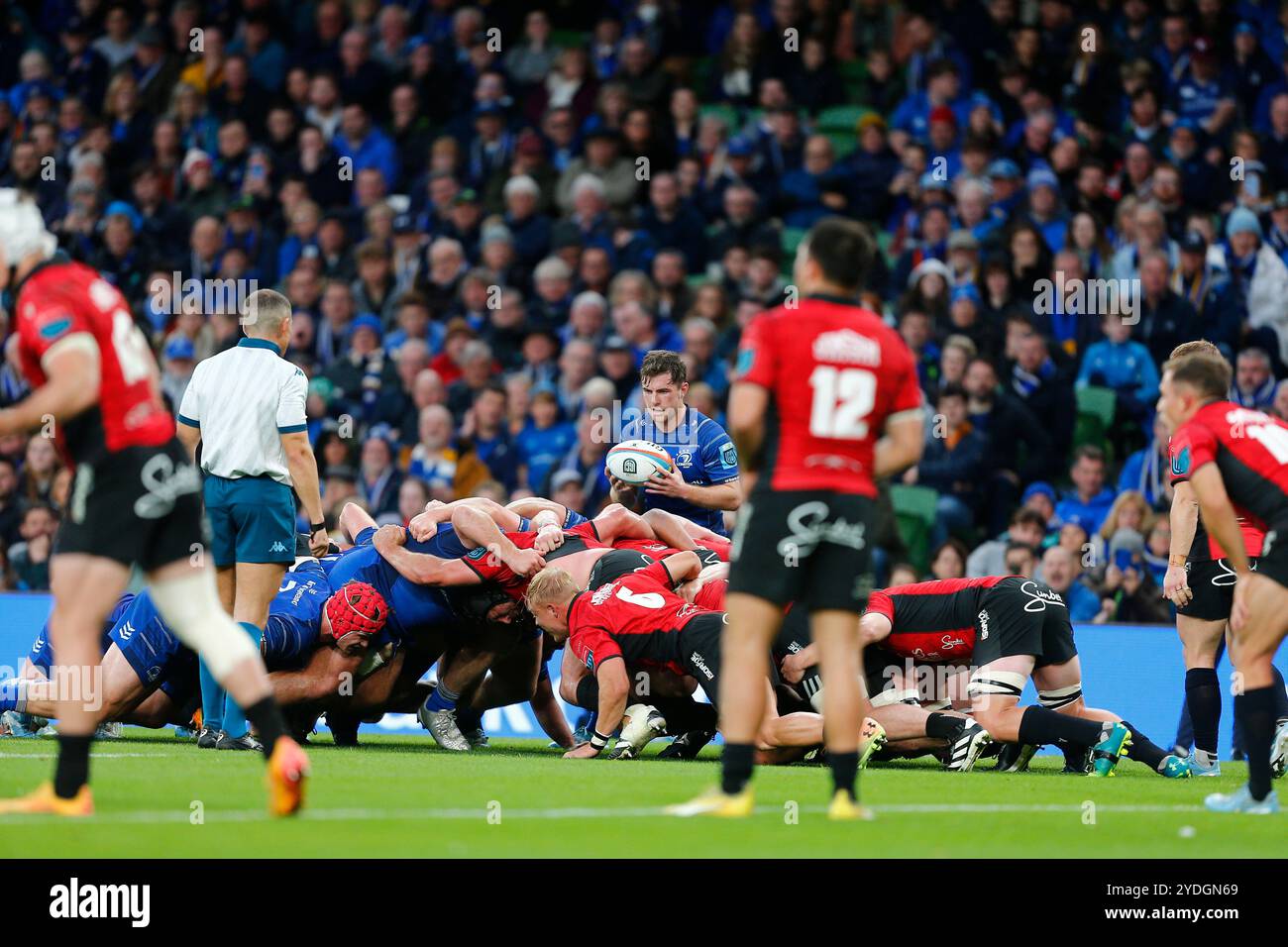 26th October 2024; Aviva Stadium, Dublin, Ireland; United Rugby ...