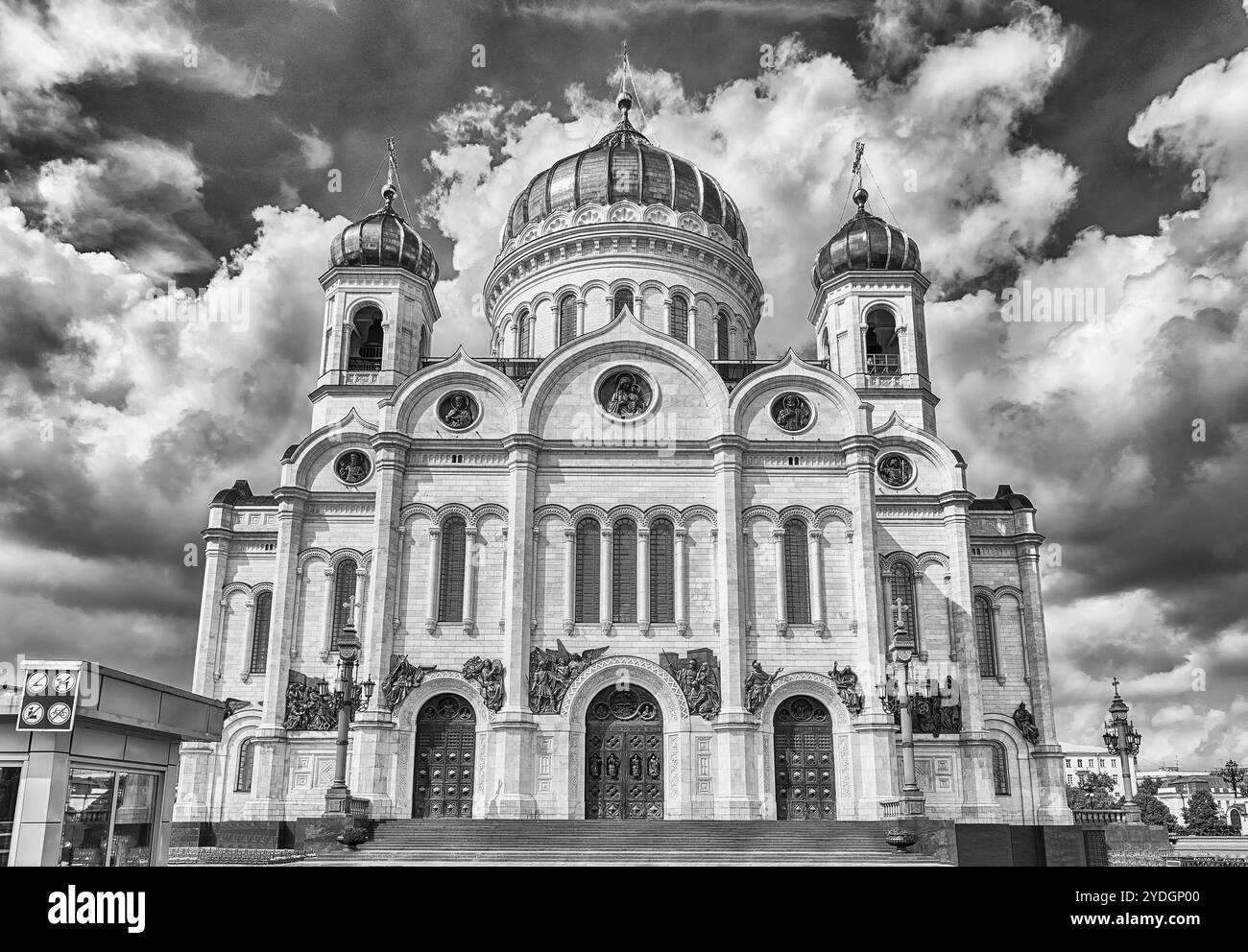 Cathedral of Christ the Saviour, iconic landmark in Moscow, Russia. It ...