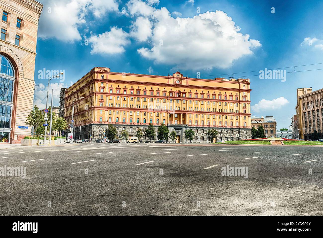 Lubyanka Building, iconic KGB former headquarters, landmark in central ...