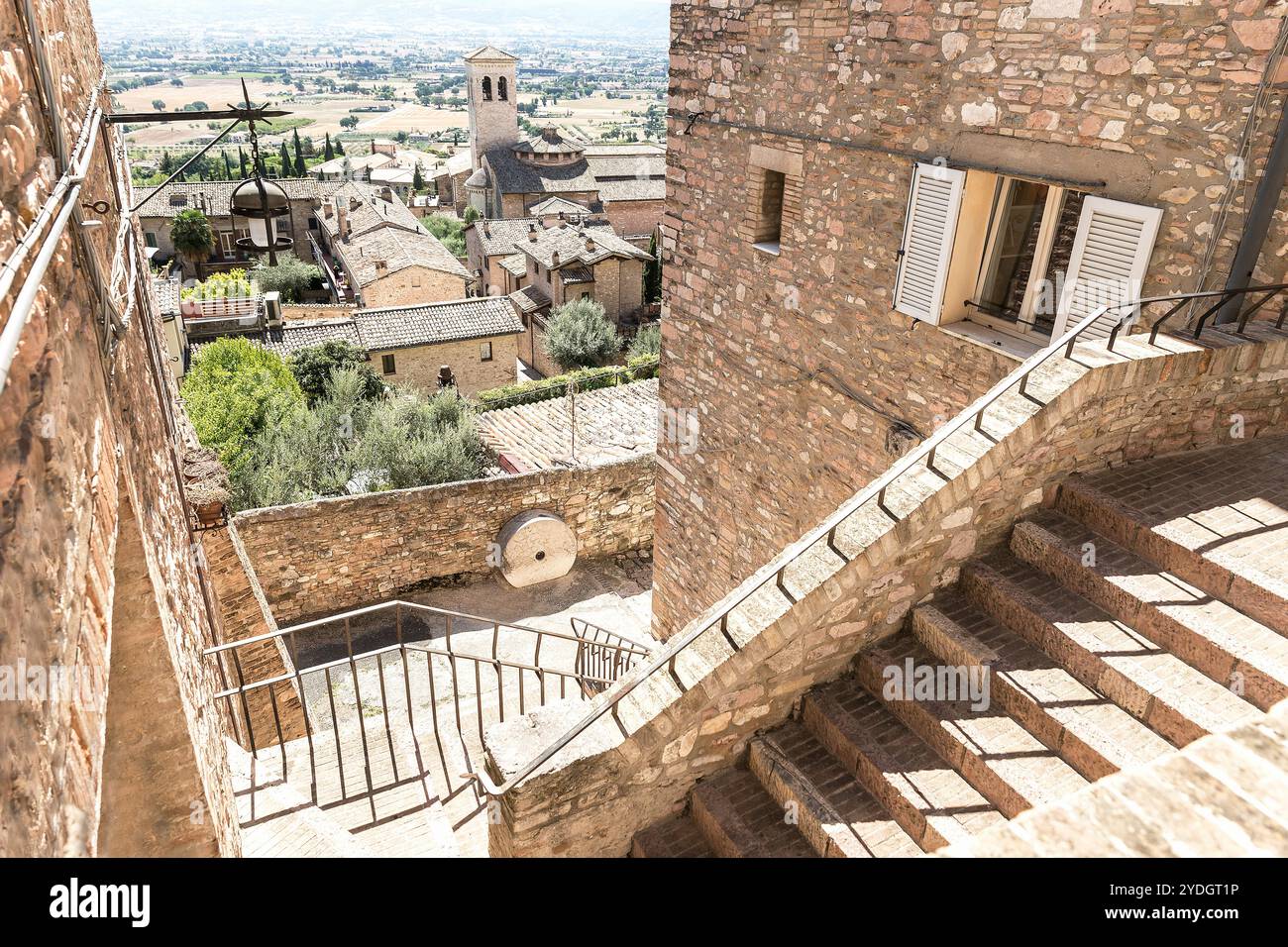 Urban Architecture of the Streets of Assisi, Perugia Province, Umbria ...