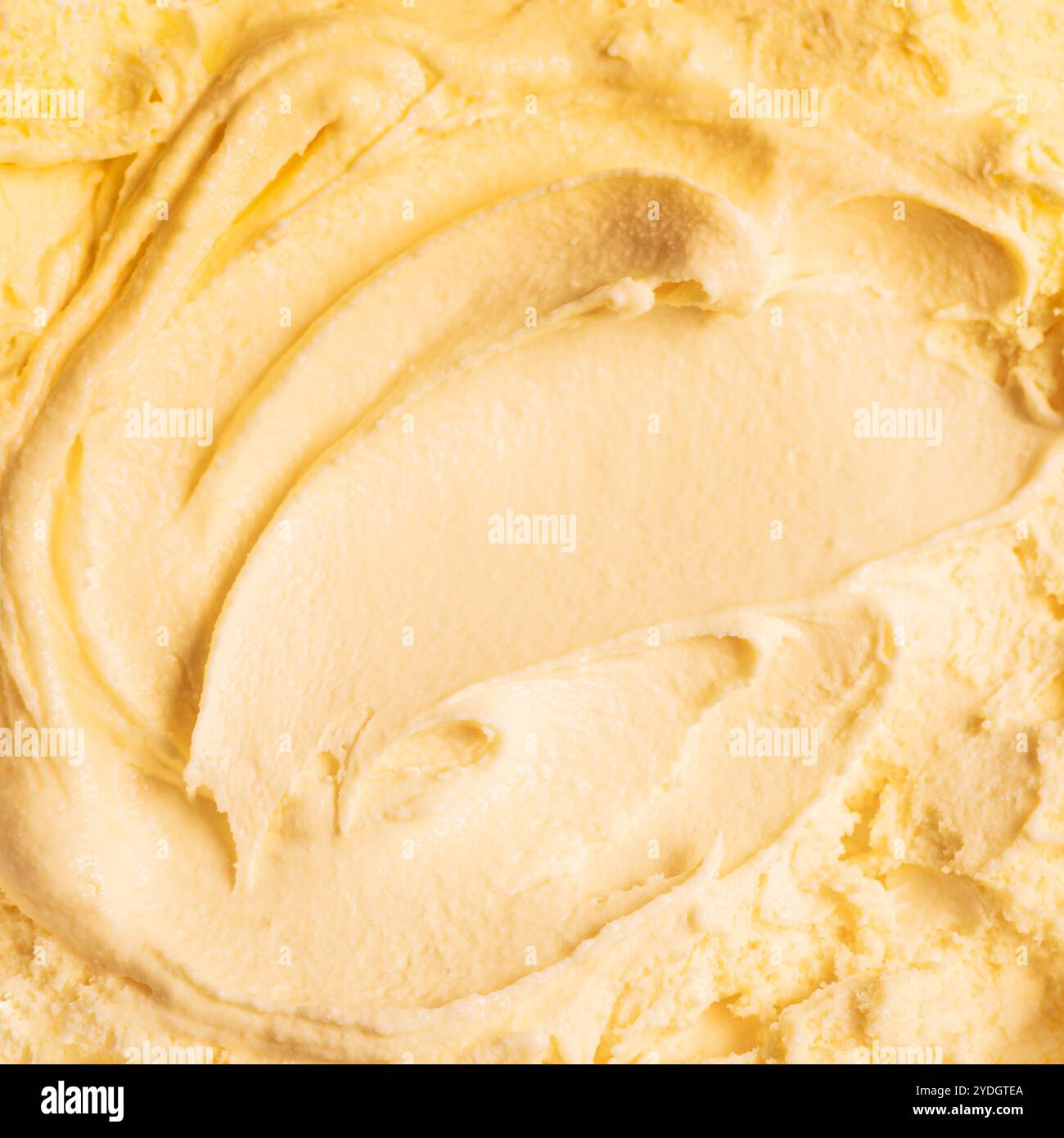 Mango ice cream texture as background. Tropical fruit frosen dessert ...