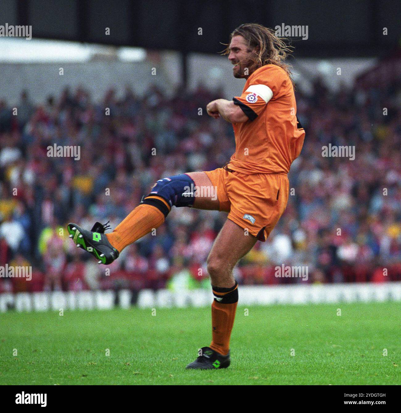 Wolves John de Wolf with leg strapping Sunderland v Wolverhampton ...