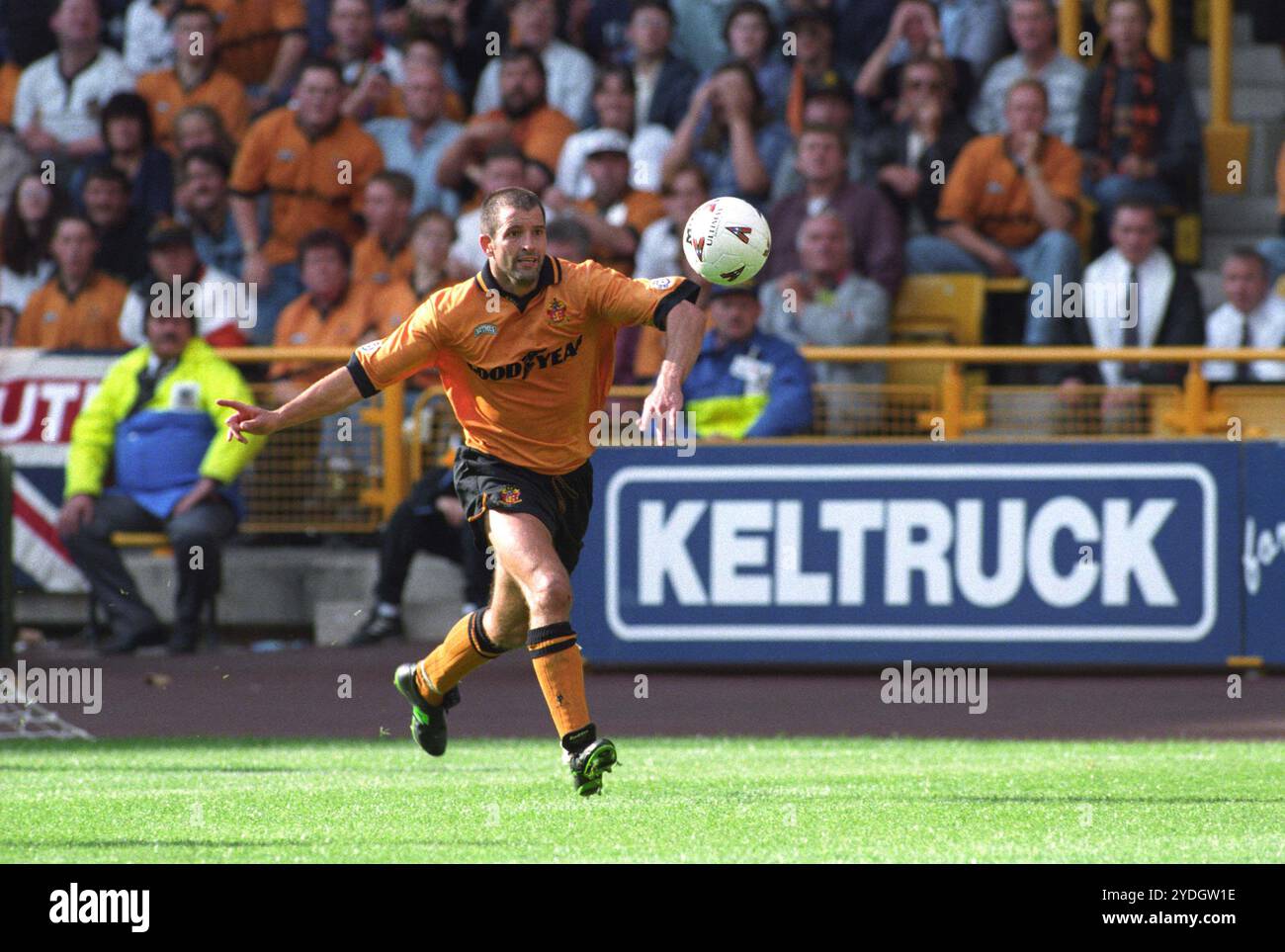 Wolves footballer Steve Bull Wolverhampton Wanderers v Grimsby Town at ...