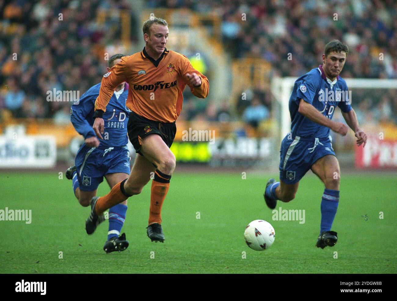 Wolves footballer Neil Emblen Wolverhampton Wanderers v Oldham Athletic ...