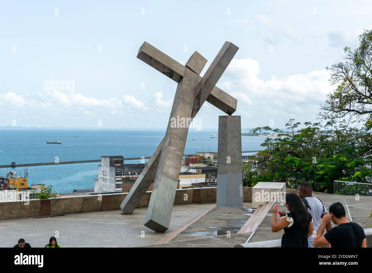 Salvador, Bahia, Brazil - October 12, 2024: View of the famous Cruz ...