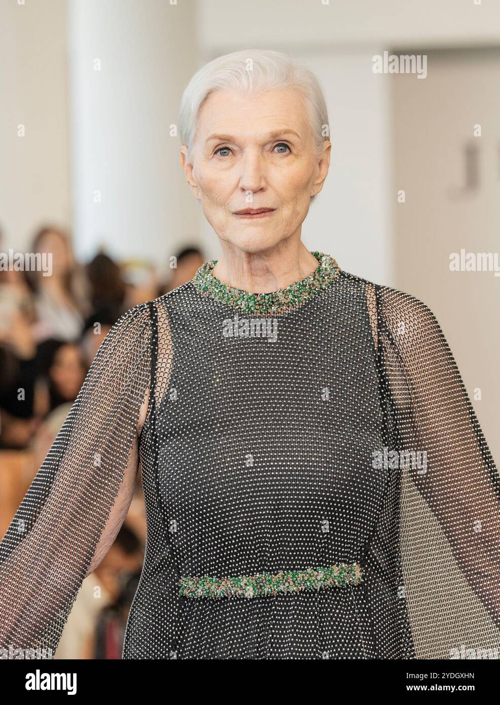 Maye Musk walks runway for Juzui by Taoray Wang fashion show during ...