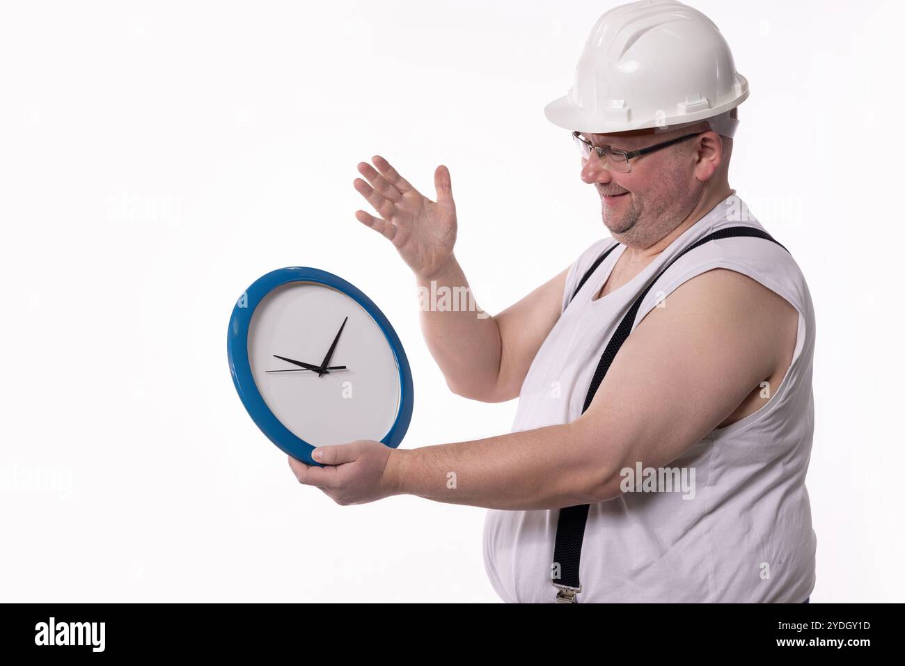 Effective Time Management in the Construction Industry A Worker Holding ...