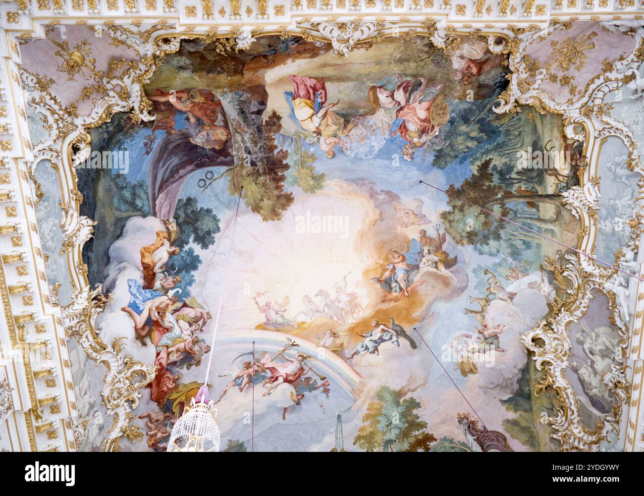 Rococo style filled grand hall hi-res stock photography and images - Alamy