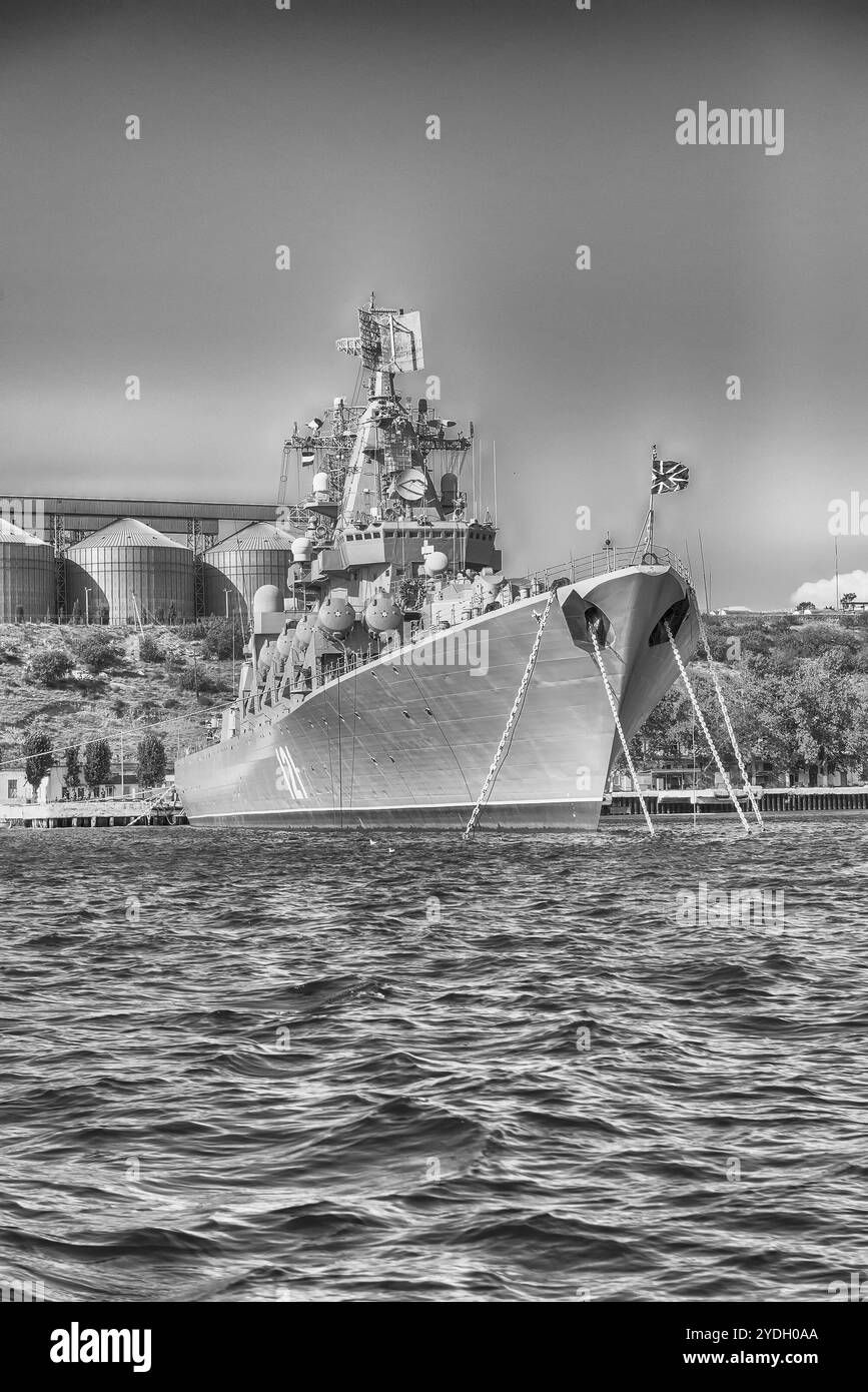 SEVASTOPOL, CRIMEA - AUGUST 24, 2016: Soviet and Russian Black Sea ...