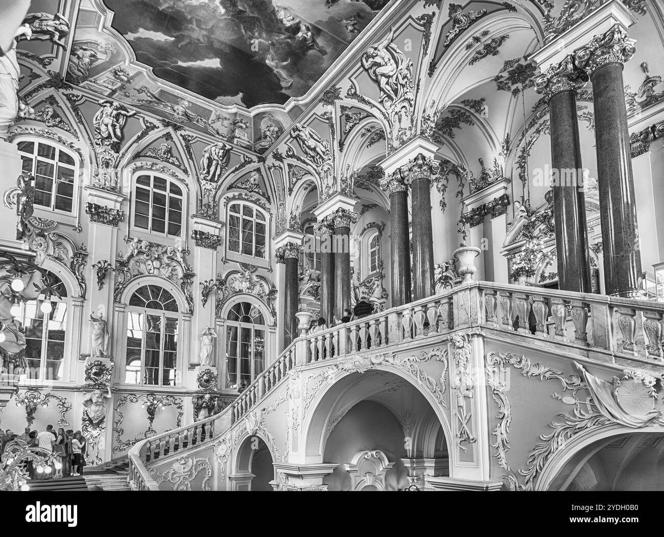 ST. PETERSBURG, RUSSIA - AUGUST 27: Jordan Staircase of the Winter ...