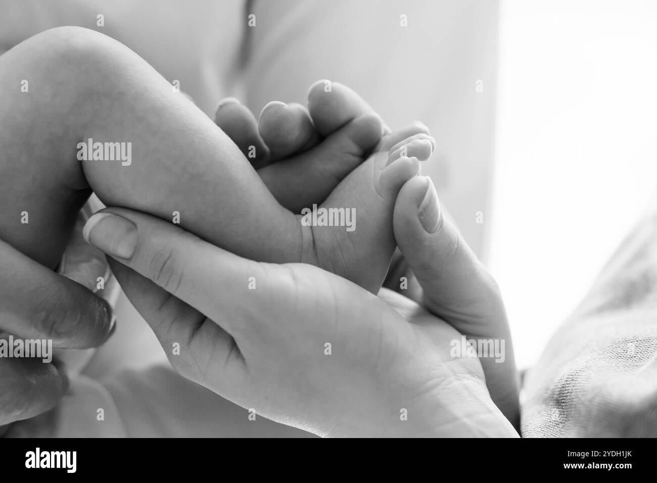 Baby hand detail Black and White Stock Photos & Images - Alamy