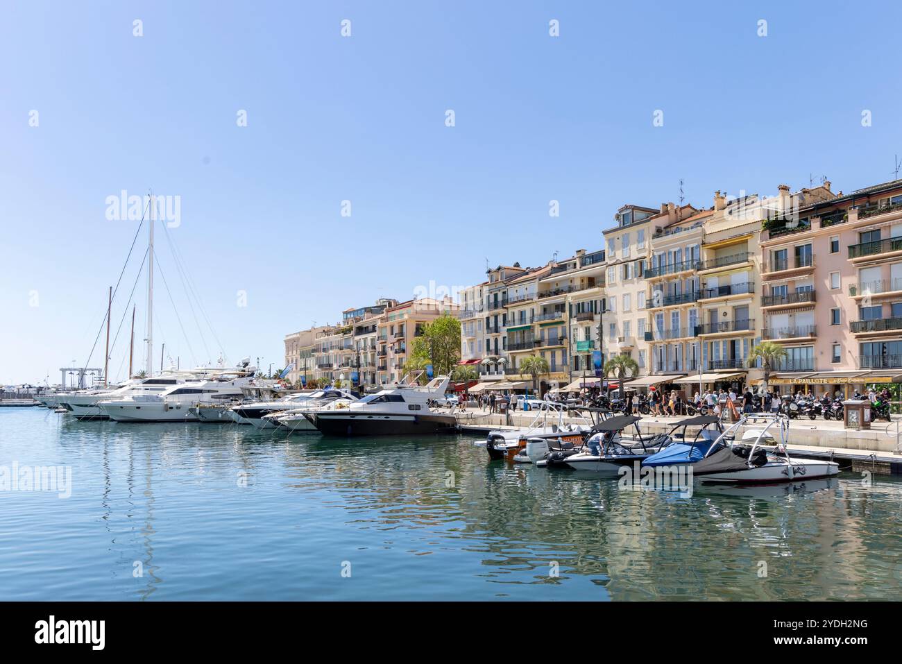 Cannes, France - May 7, 2024: Cityscape of Cannes town on the French ...
