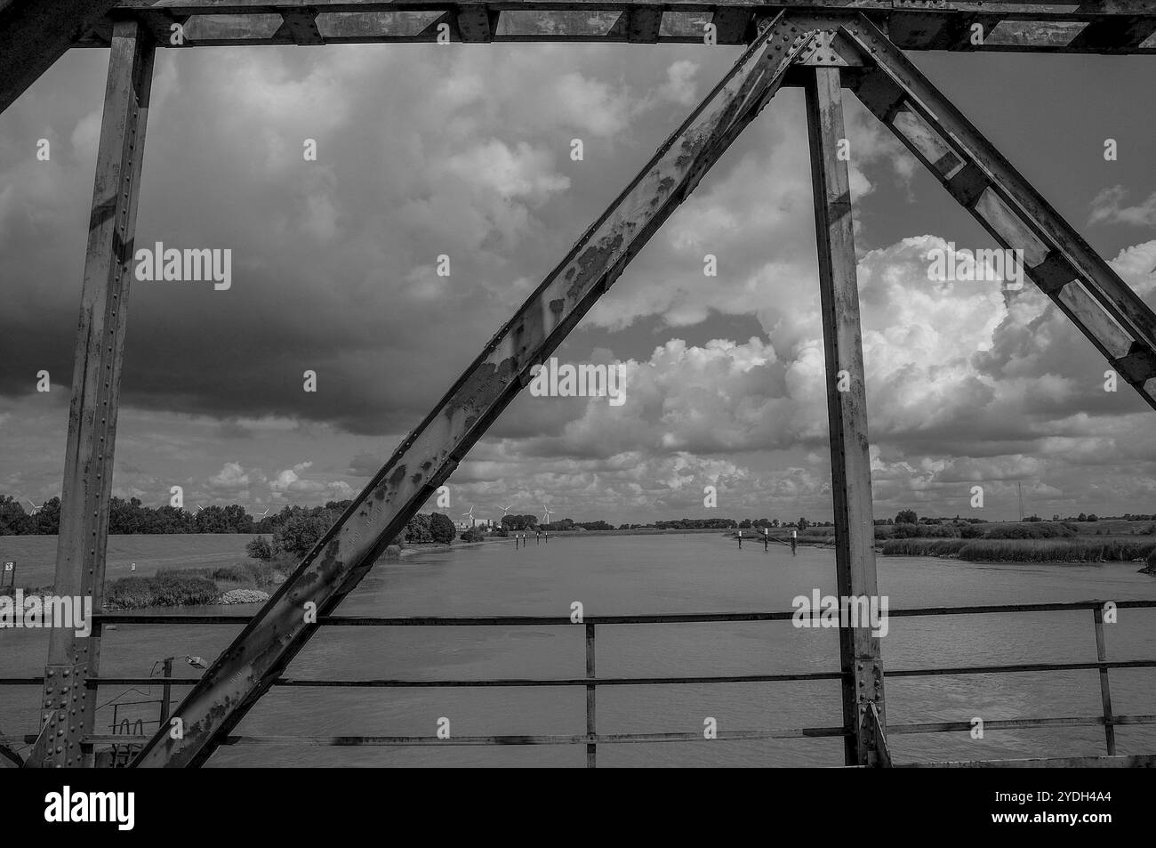 at the ems river near weener in germany Stock Photo - Alamy