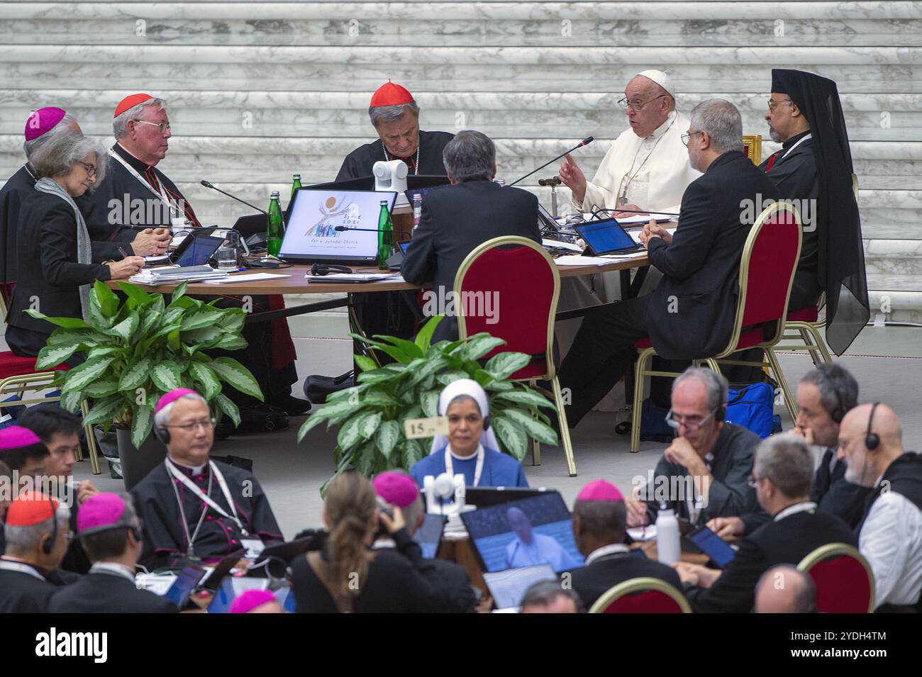 **NO LIBRI** Italy, Rome, Vatican, 2024/10/26.Pope Francis attends the ...