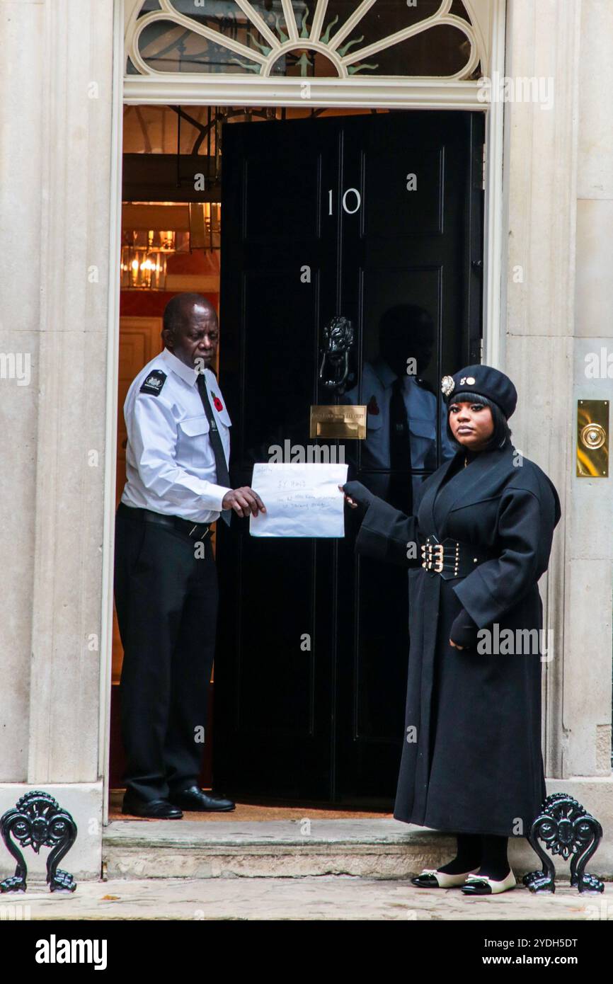 London UK 26 October 2024 Sheeda Queen cousin of Chris Kaba along with ...