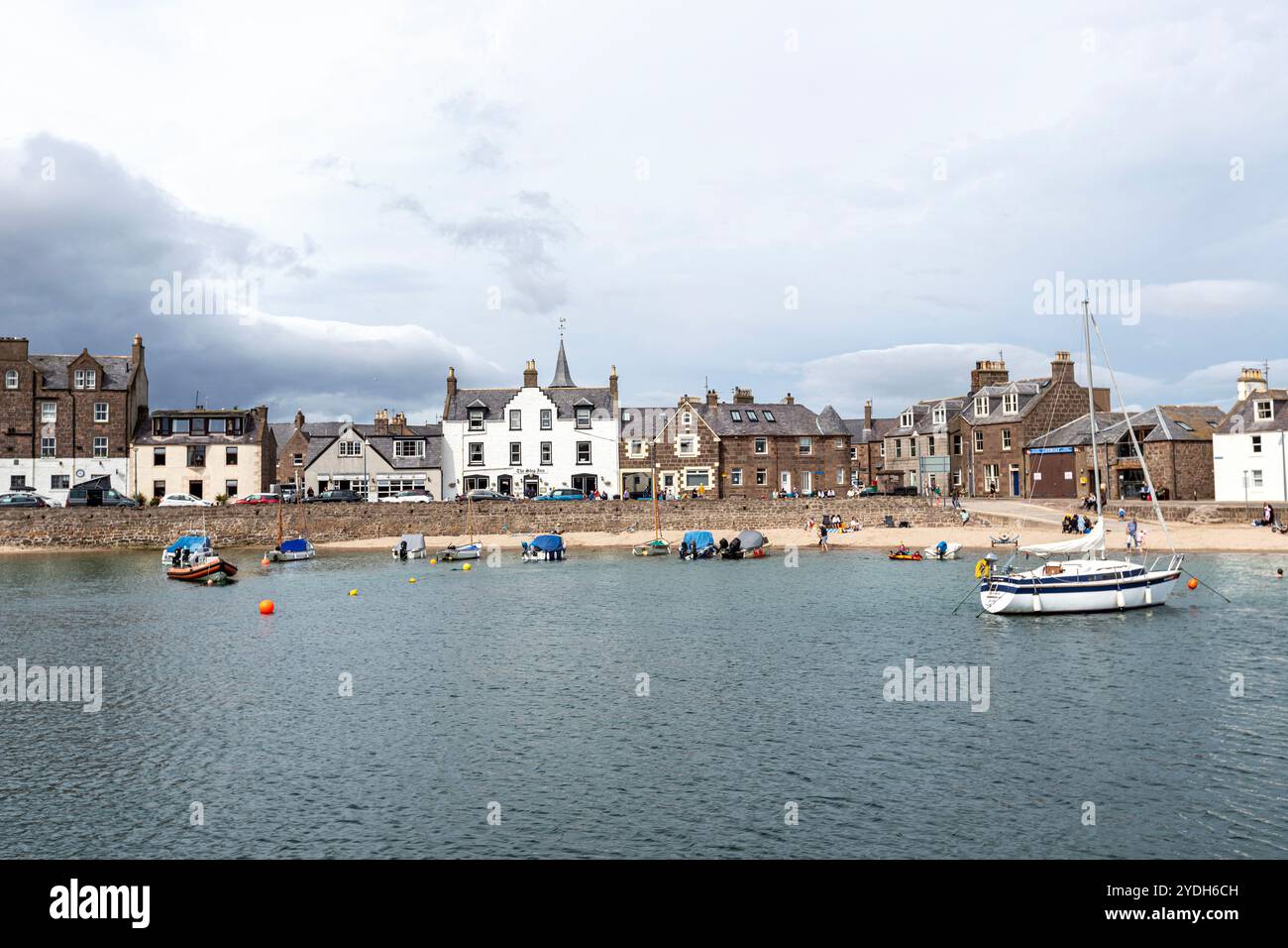 Stonehaven Harbour, Stonehaven, Aberdeenshire, Scotland, UK Stock Photo ...