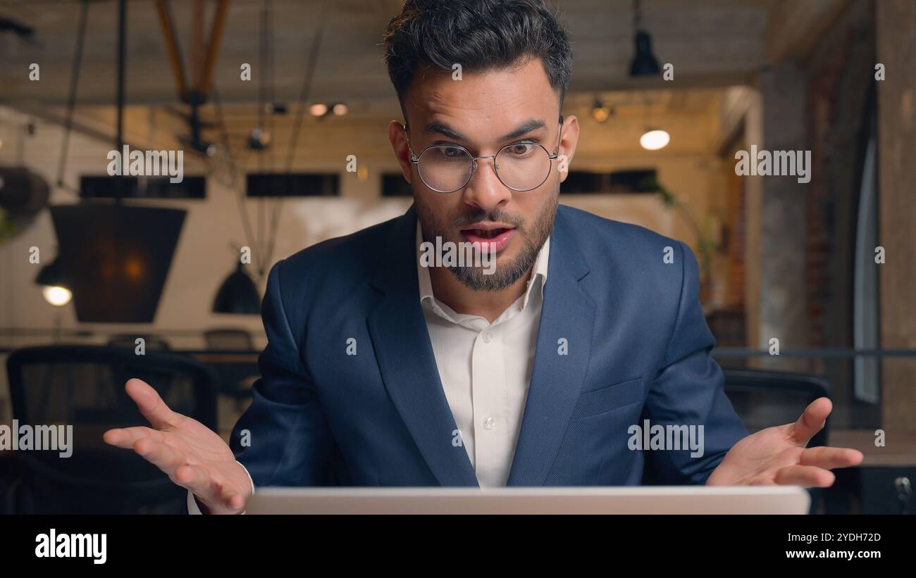 Angry furious arabian indian man hi-res stock photography and images ...