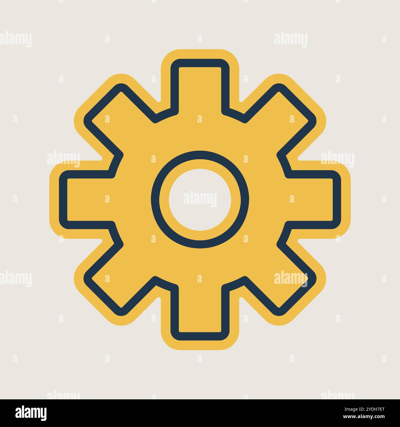 Settings icon with additional gears symbol. Security sign. Graph symbol ...