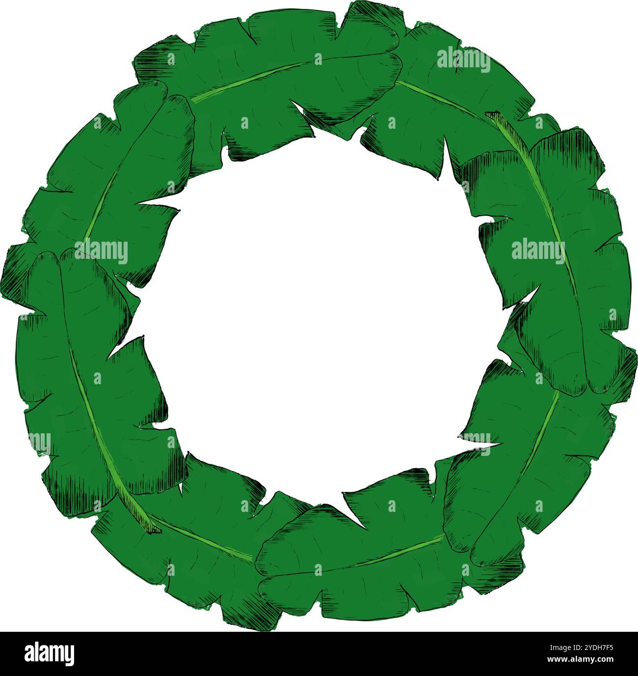 Round image plants Stock Vector Images - Alamy