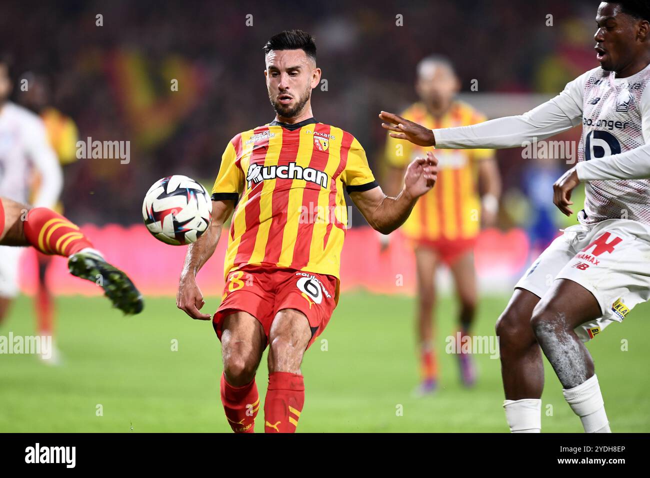 28 Adrien THOMASSON (rcl) during the Ligue 1 MCDonald's match between ...