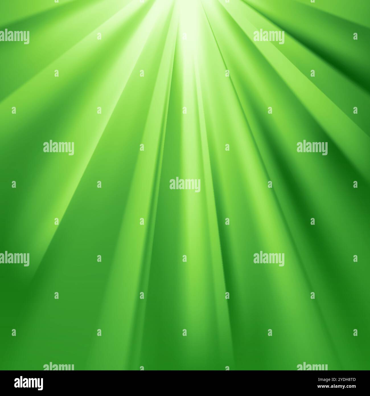 Green rays flare with glaring effect and transparency. Vector ...