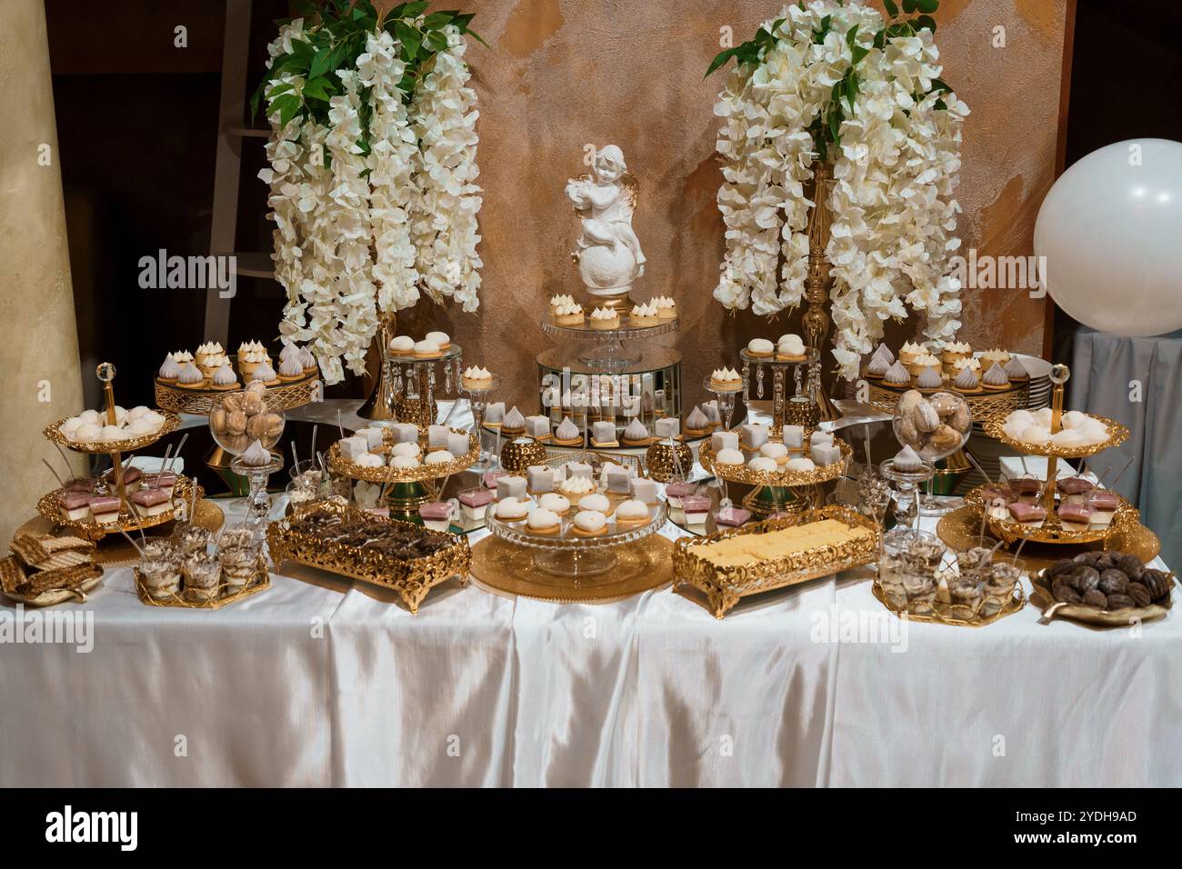 Exquisite Dessert Table Display at a Glamorous Celebration Stock Photo ...