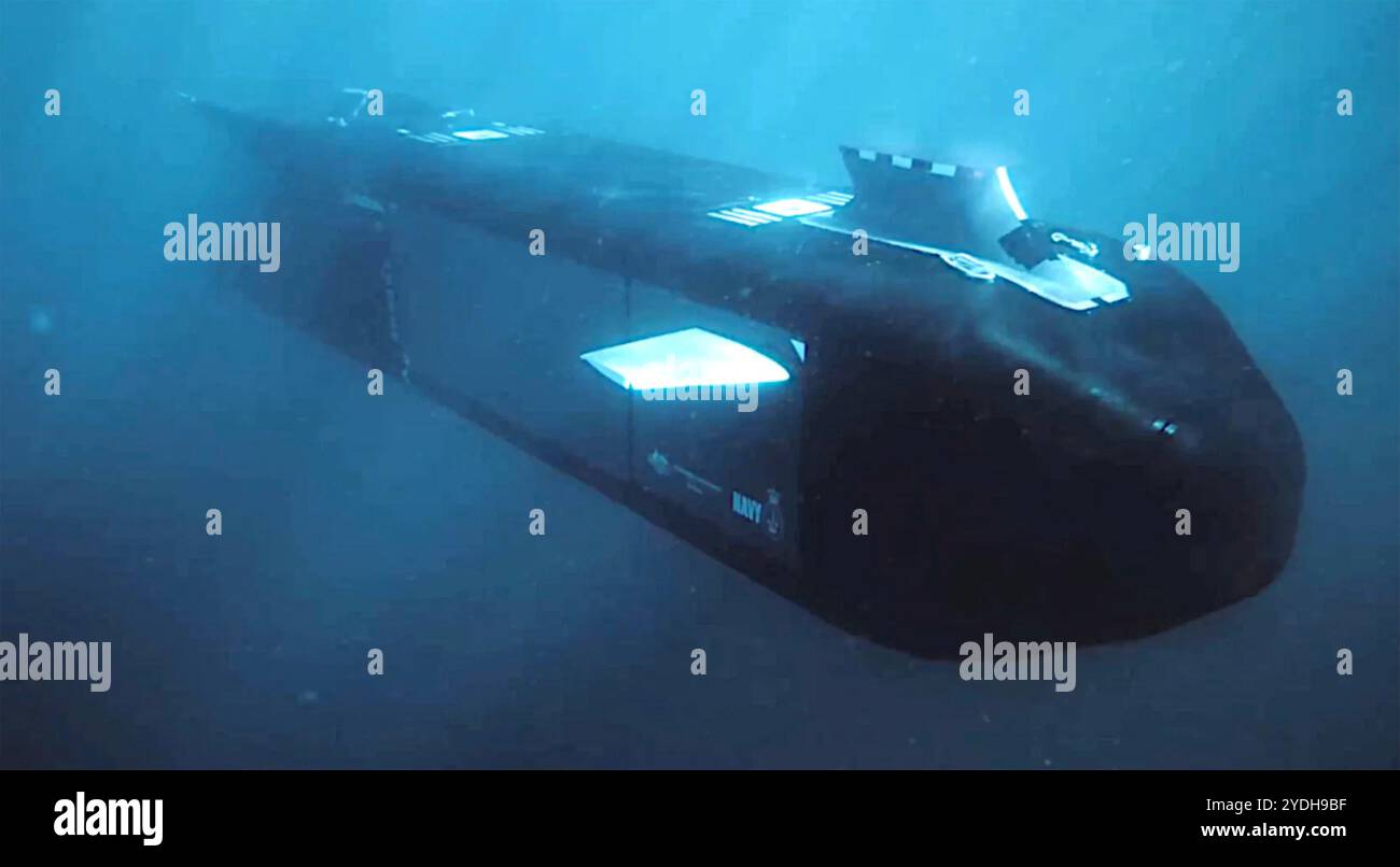 GHOST SHARK autonomous undersea submarine developed by Anduril ...